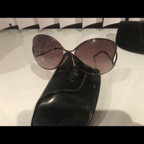 Accessories | Fendi Wire Rimmed Sunglasses | Poshmark